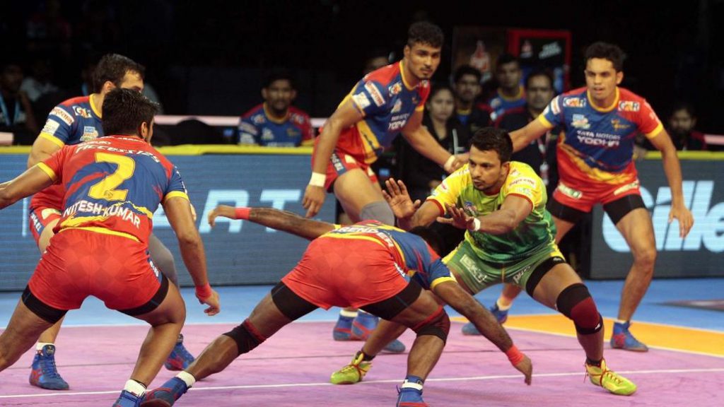 आख़री रेड मै पाटणा पायर्ट्स की युपी योद्धा पर जीत। – Khel Kabaddi